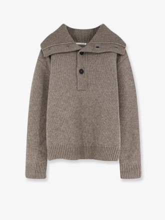 STUDIO NICHOLSON Button-Up yax and extrafine merino wool sweater - STUDIO NICHOLSON - gender_Man