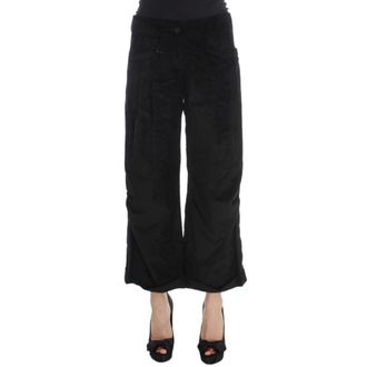 Ermanno Scervino Femme, Pantalons, Noir, Taille: 36 FR Pantalon Jambes Larges