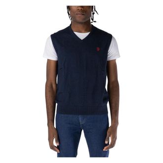 U.S.Polo Association U.s. Polo Assn. - Pull col en V - Homme - Pulls - Bleu - Taille: XL
