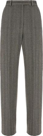 Ferragamo Weite Hosen - - Trousers - Damen - Grau - S