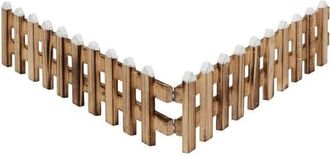 F&eacute;&eacute;ric Lights & Christmas Feeric Lights et Christmas - Cl&ocirc;ture en Bois l90xh10cm