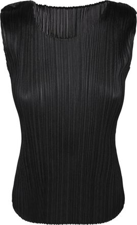 Issey Miyake Femme, Blouses et Chemises, Noir, Taille: 46 FR Basics Sleeveless Top