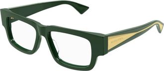 Bottega Veneta Authentische Brille mit Premium-Qualit&auml;t - - Accessories - unisex - Gr&uuml;n - 51 MM