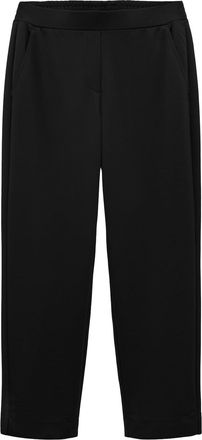 someday Damen City Pants | Schlupfhose Charlie Sleek aus Twill Jersey Black, 42