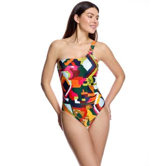 Ory Damen Badeanzug Asymmetrischer Badeanzug W260111