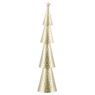Mica Mica Decorations Dekoration Weihnachtsbaum - L15 x B8 x H68 cm - Eisen - Gold