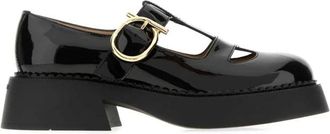 Ferragamo Femme, Chaussures, Noir, Taille: 39 1/2 EU Loafers
