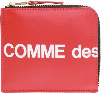 Comme Des Gar&ccedil;ons unisex, Accessoires, Rouge, Taille: ONE Size Huge Logo Wallet