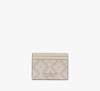 Kate Spade New York Signature Spade Flower Kartenetui, Klein Schmal