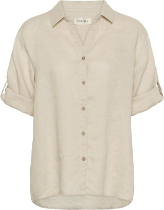 Cream Femme, Blouses et Chemises, Beige, Taille: 38/40 FR Chemises