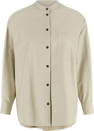 Yves Salomon Damen, Blusen & Hemden, Beige, XSGr&ouml;&szlig;e