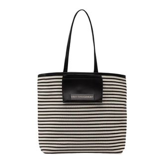Lola Casademunt Shopper mit Logo-Plakette - - Bags - Damen - Schwarzk - ONE SIZE