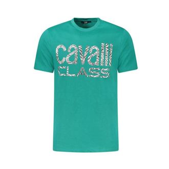 Cavalli Kurz&auml;rmeliges T-Shirt - - Tops - Herren - Gr&uuml;n - M
