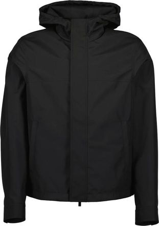 Dior Homme, Vestes, Noir, Taille: L Veste à Capuche Noire, Collection Automne-Hiver 2025