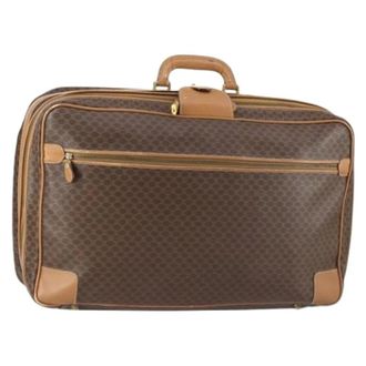 Celine Sac week-end vintage en plastique doccasion - Femme - Pre-owned - Brun - Taille: ONE Size