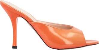 Pinko Pinko, Femme, Chaussures, Orange, Taille: 36 EU Mules &agrave; talons