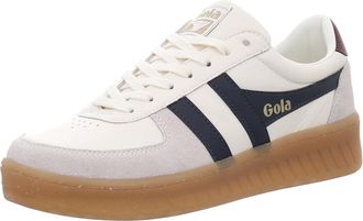 Gola Unisex Grandslam Elite Sneaker, Off White/Navy/Burgundy/Gum, 44 EU