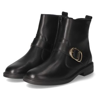 Paul Green 8230-00 Schlupfstiefel Glattleder Damen in schwarz - Gr. 40,5