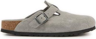 Birkenstock Mules Boston en cuir su&eacute;d&eacute;