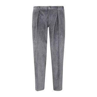 BRIGLIA 1949 Homme, Pantalons, Gris, Taille: XL Pantalon en Velours &agrave; Double Pince