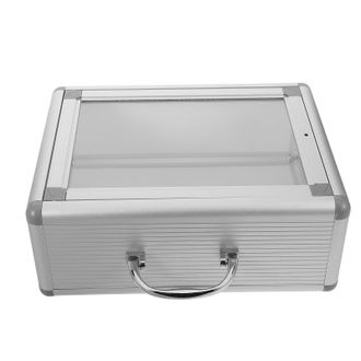 BESPORTBLE NUOBESTY Notfall Wandmedikamentenbox Klein aus Metall und Acryl Wandmontierter Medikamentenschrank f&uuml;r B&uuml;ro Bank und Badezimmer Wetterfester Medikamen