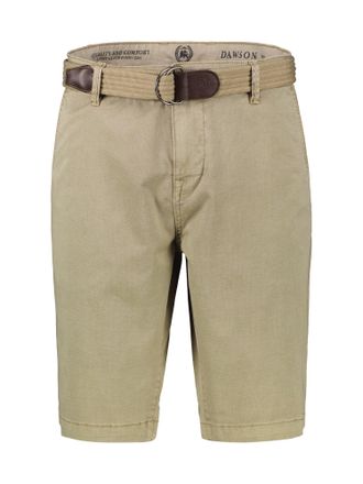 Lerros Bequeme Chino-Bermuda mit G&uuml;rtel und Minimalprint
