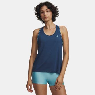 Under Armour Tech Knockout Tanktop f&uuml;r Damen Wham Blau / Blau Haze XXL
