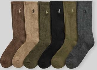 Ralph Lauren Socken mit Logo-Stitching im 6er-Pack
