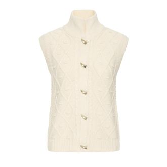 Ichi Ihdestan WA Strik 20124343 - - Knitwear - Damen - Beige - XL