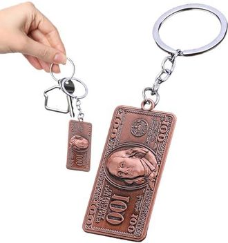 Generic Porte-cl&eacute;s En Dollar - Pendentif Cr&eacute;atif Pour Cl&eacute; De Voiture, Accessoire Pour Porte-cl&eacute;s De Sac &Agrave; Dos, Porte-l&eacute;s En Dollar &Eacute;l&eacute;gant Avec Un Design En M
