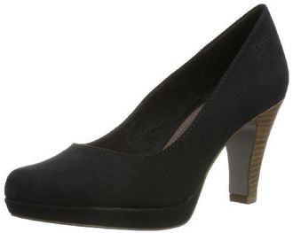 s.Oliver Femme Décontracté Chaussures compensées, Noir 1 1, 42 EU