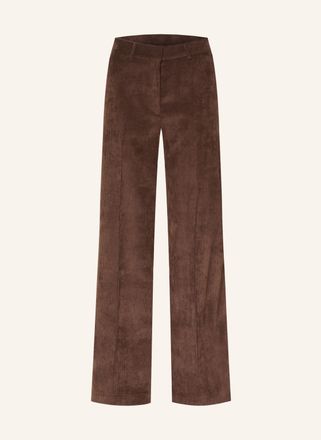 Rich & Royal Marlenehose Aus Cord braun