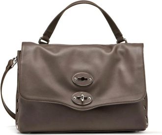 Zanellato Femme, Sacs, Brun, Taille: ONE Size Borsa in pelle liscia di vitello