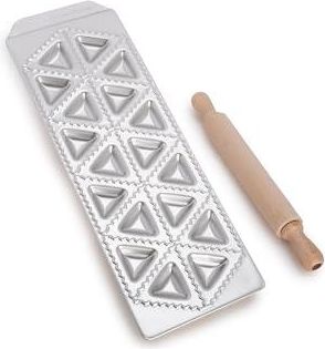 Imperia Raviolamp Classica Linie. Ravioliformen. 100% Made in Italy. Zubehör für Nudelmaschinen. Aluminium-Nudelschneider für frische Pasta. Mit Nudelholz