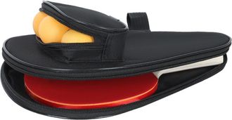 Generic Schl&auml;gertasche - Paddeltasche, Paddeltasche, Tischtennis-Schl&auml;gerhalterung mit Balltasche, tragbar f&uuml;r Reisen und Training, sch&uuml;tzen Sie Ihren Schl&auml;ge