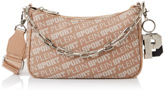 Plein Sport Unisex Crossover RED Hill Handtasche, Taupe