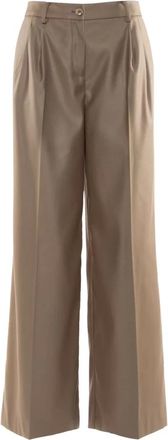 Nenette Femme, Pantalons, Beige, Taille: 36 FR Wide Pantalons