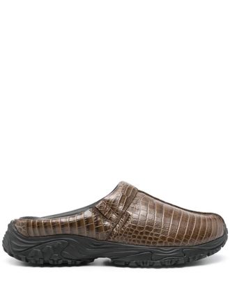 Clarks x Martine Rose chaussons Clog 1 - Marron