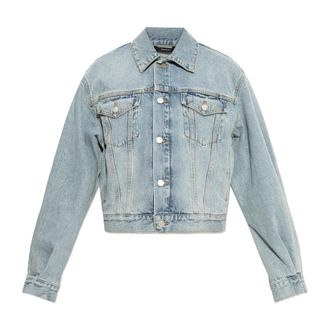 Haikure Femme, Vestes, Bleu, Taille: 36 FR Simon Denim Jacket