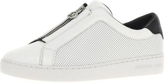 Michael Kors Damen Keaton Zip Slip ON Sneaker, Schwarz, 41 EU