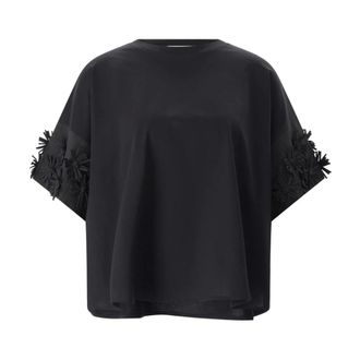 Meimeij Femme, Blouses et Chemises, Noir, Taille: 34 FR T-Shirt