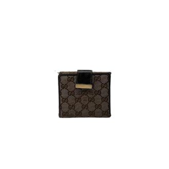 Gucci Portefeuille en cuir Pre-owned - Femme - Pre-owned - Brun - Taille: ONE Size