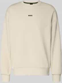 HUGO BOSS Regular Fit Sweatshirt aus Baumwoll-Mix Modell STENSON