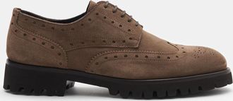 Scarpe di Bianco Herren - Fullbrogues Montagnana graubraun