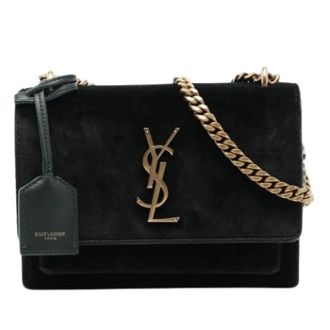 Saint Laurent Pre-owned The Sunset Shoulder Bag - Femme - Pre-owned - Noir - Taille: ONE Size