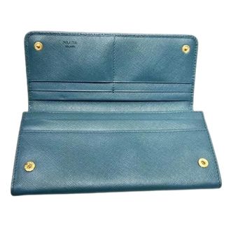 Prada Pre-owned Long wallet (bi-fold) - - Pre-owned - Damen - Blau - ONE SIZE