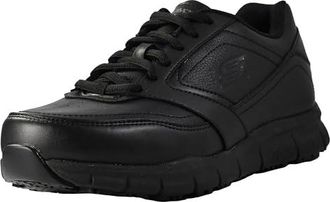 Skechers Chaussures de Service Alimentaire Nampa-wyola pour Femme, Noir, 36 EU