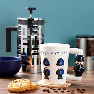 Puckator Subito Erh&auml;ltlich Kaffeebecher mit Henkel in Form von Polizisten