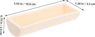 Angoily Alumina Corundum Crucible Boat Oxid Hitzebeständig Labor Brennwanne Probenhalter Für Röhrenofen Elektrischer Ofen Sintern Materialforschung