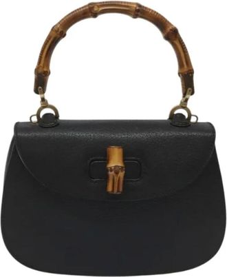 Gucci Pre-owned Cuir sacs-main - Femme - Pre-owned - Noir - Taille: ONE Size